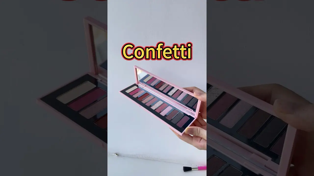 [Video] Confetti Rainbow Eyeshadow Palettes ️💎🎉