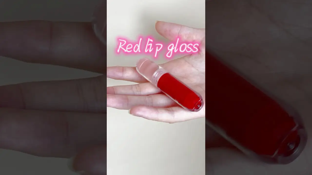 [Video] New! Bright Red Color Lip Gloss Series - Akiaco Cosmetics