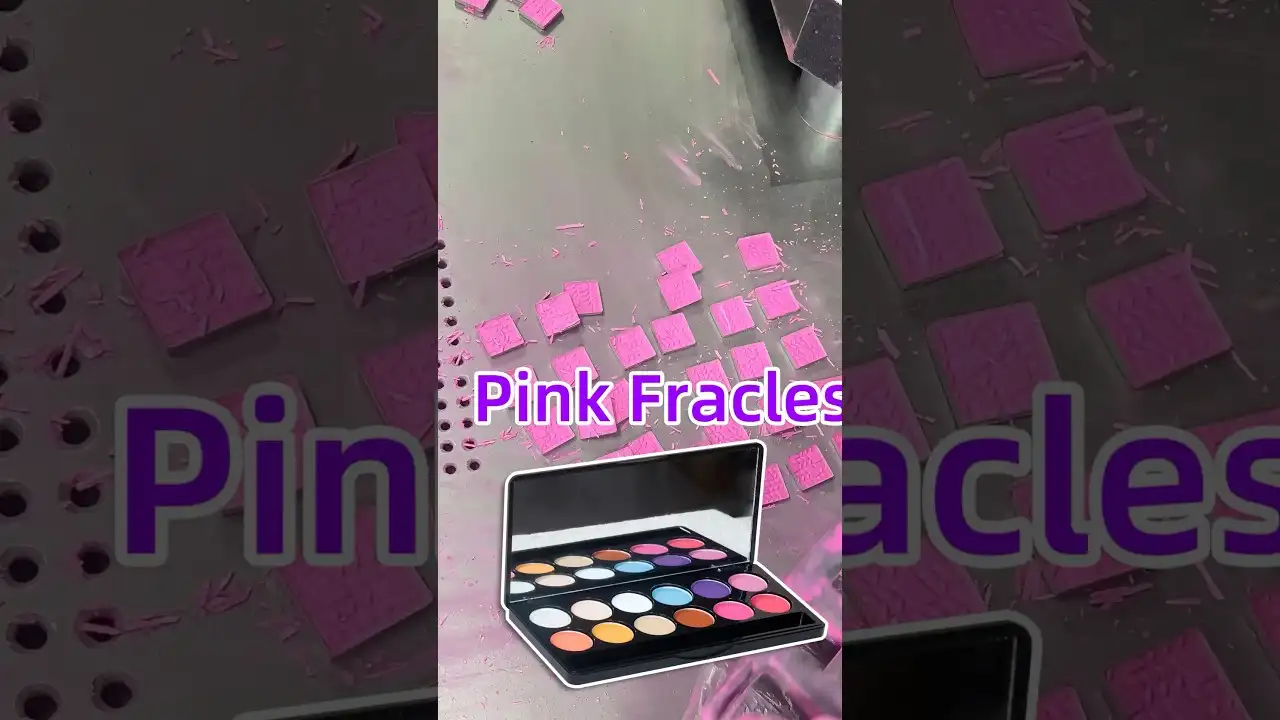[Video] Pink Eyeshadow Palettes Production Process